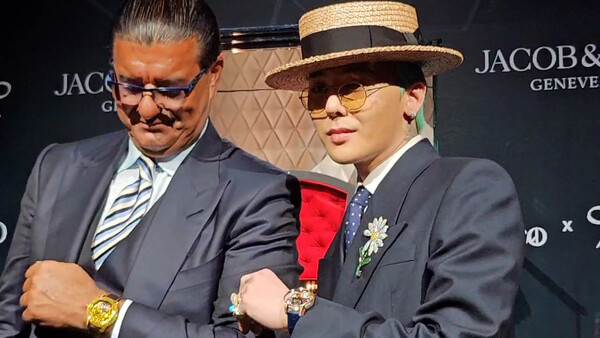 G-Dragon and Jacob & Co. celebrate the grand opening of Korea boutique