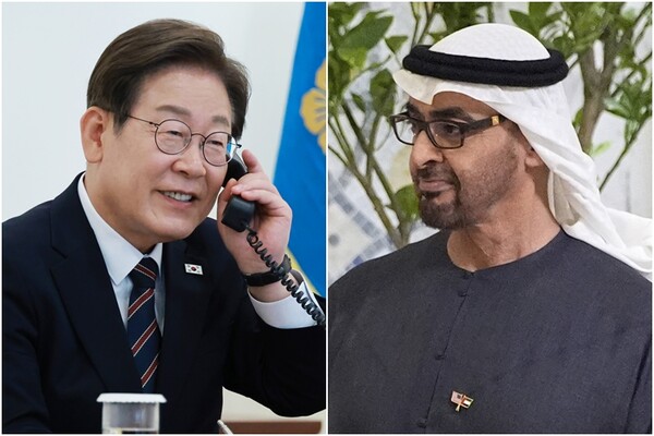 Lee Jae-myung, UAE leader hold first call: vow to deepen strategic ties